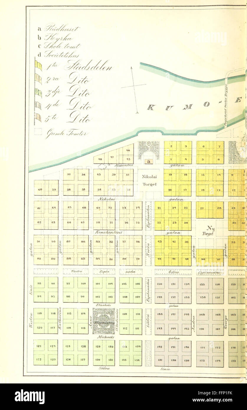 18 of 'Björneborgs Stads Historia. [With maps, etc.]' Stock Photo - Alamy