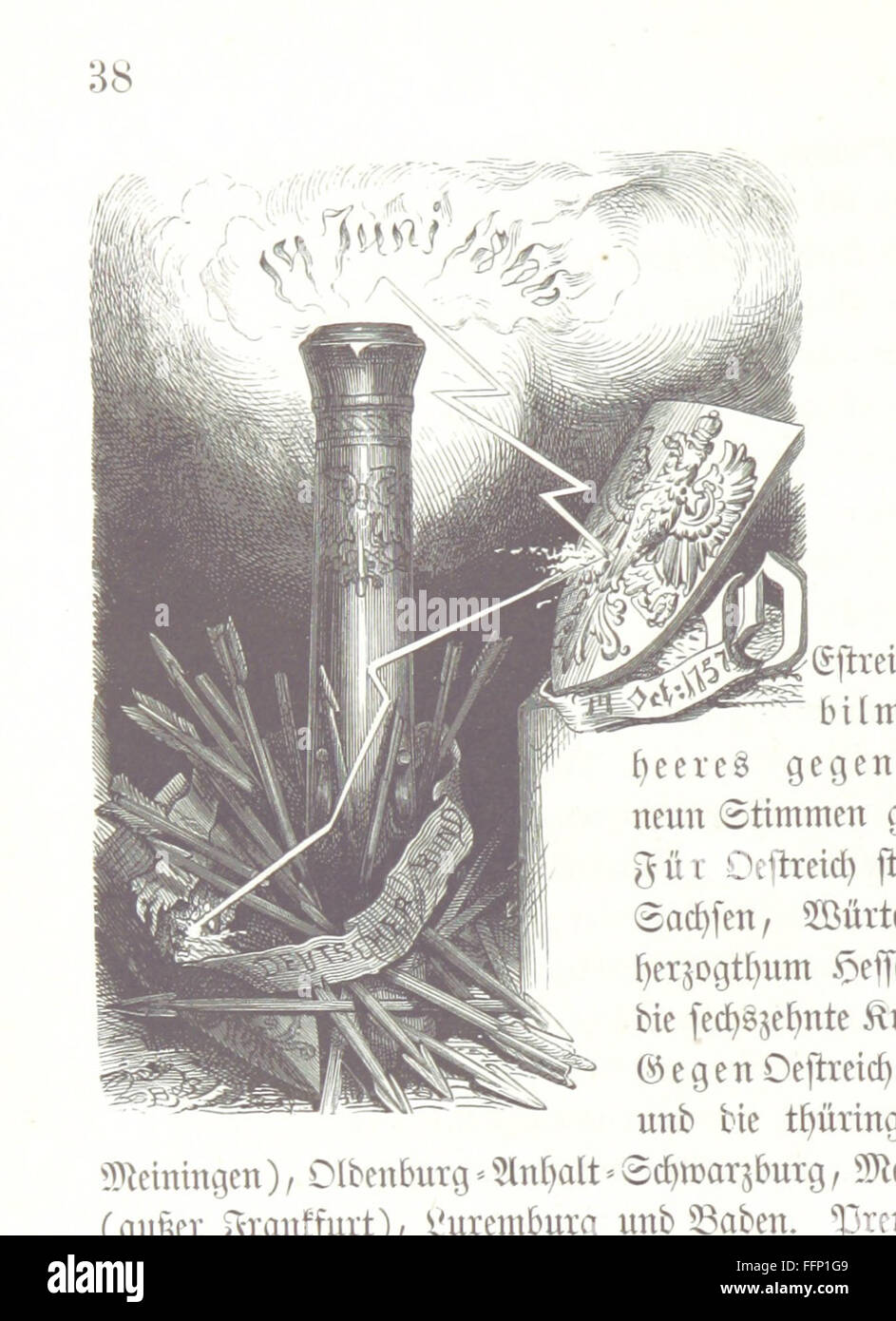 'Der deutsche Krieg von 1866' is a historical book documenting the ...