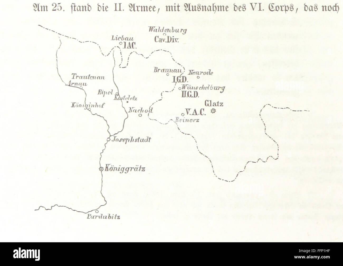 This image is from 'Der deutsche Krieg von 1866', a historical account ...