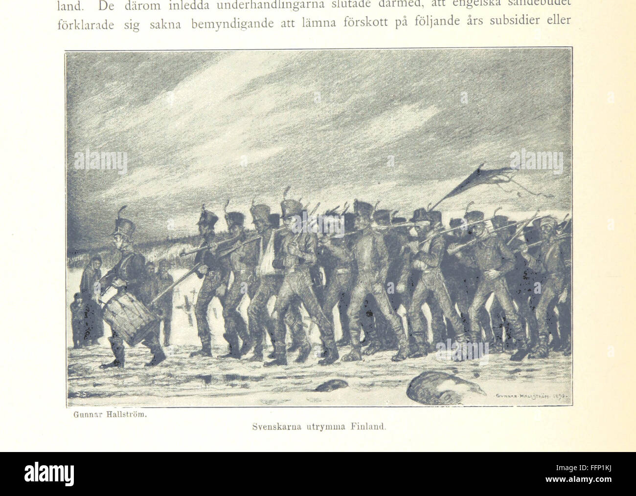 This illustrated vintage book documents the Finnish War of 1808-1809 ...