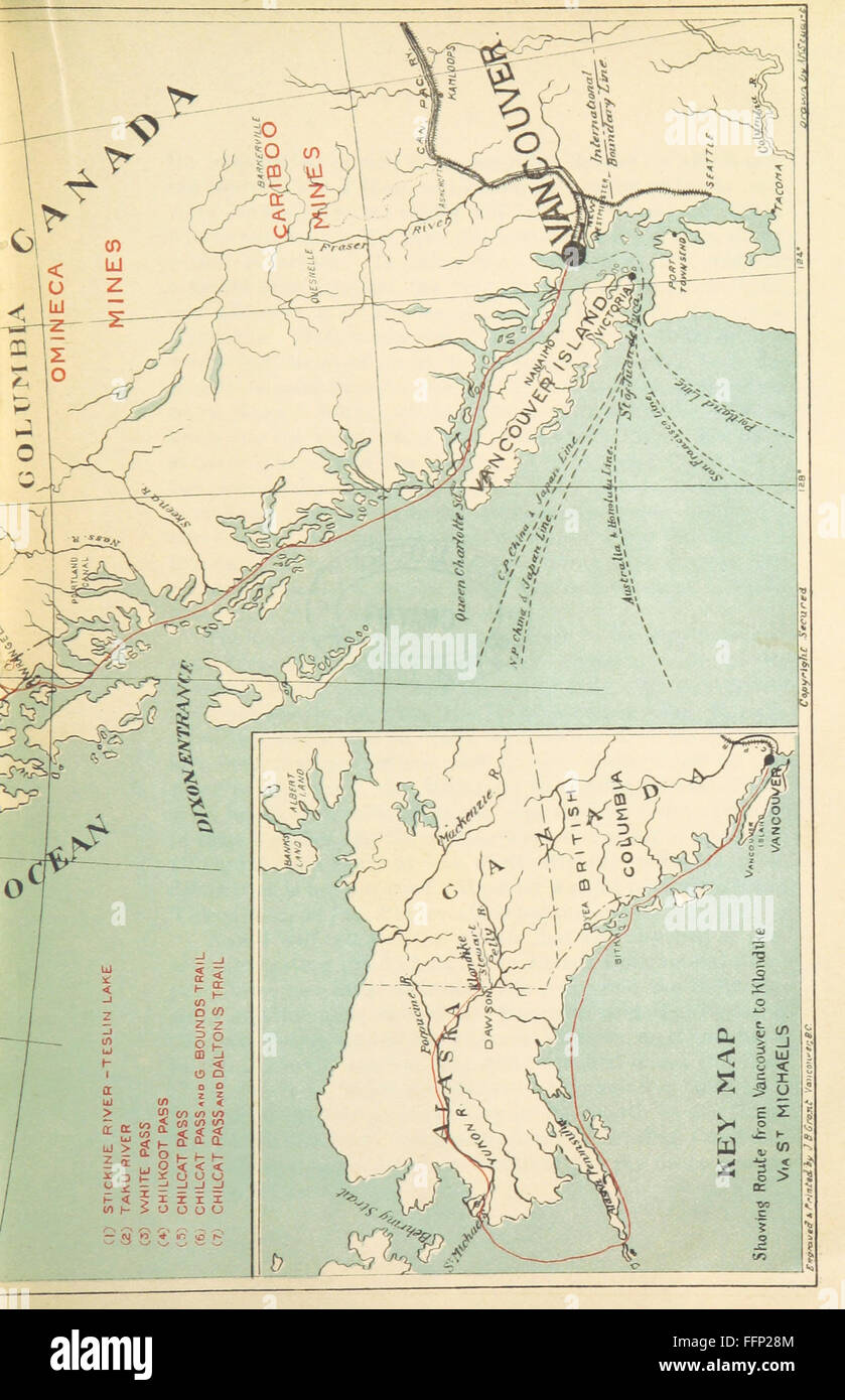 'To the Land of Gold' outlines the routes from Vancouver to the Yukon ...