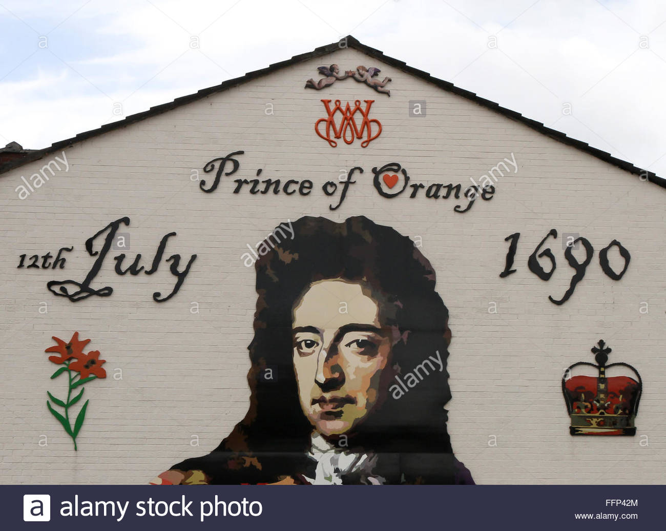 King Billy Mural Belfast High Resolution Stock Photography and Images ...