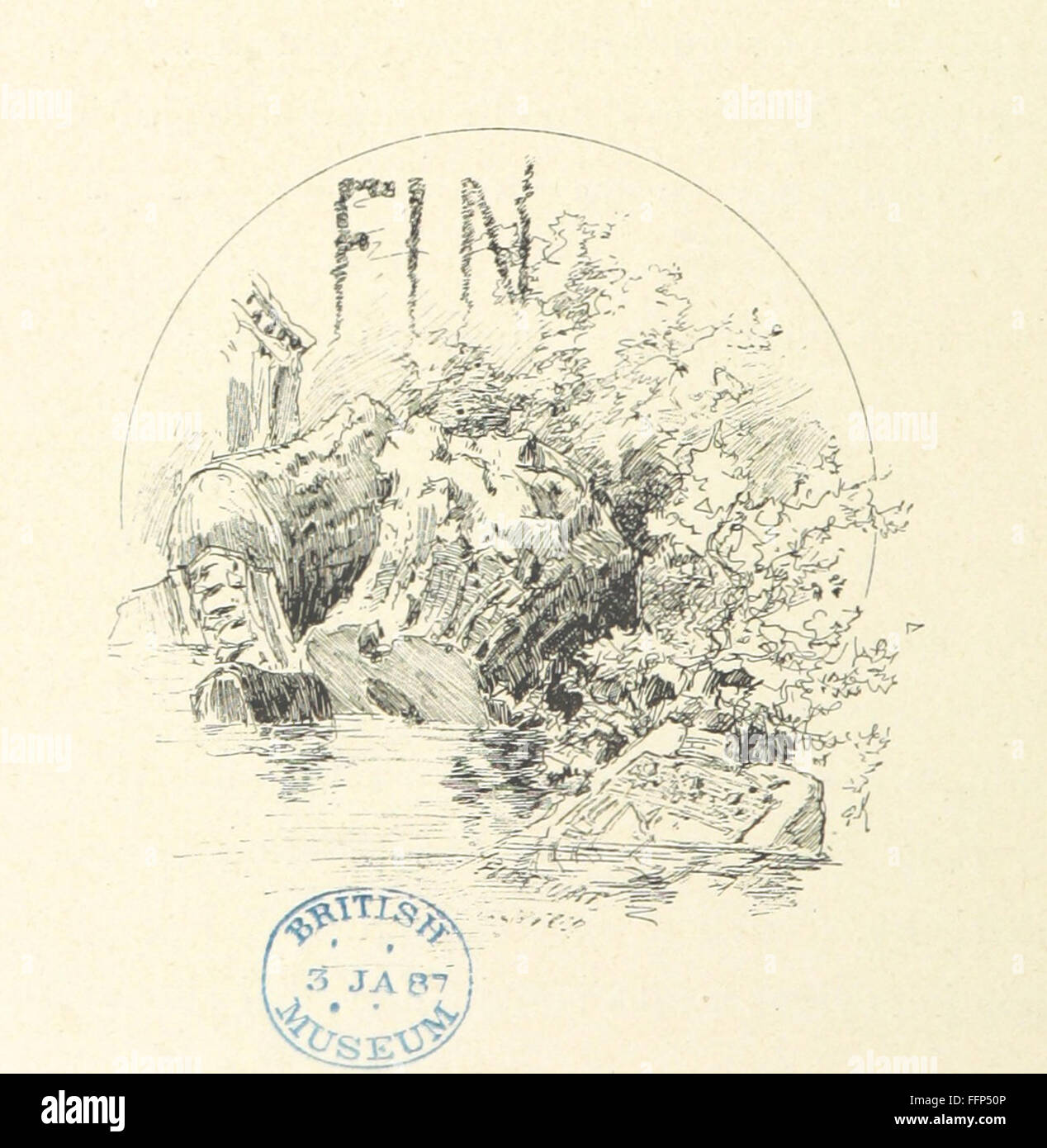 A vintage illustrated book tracing the history of Paris from its ...