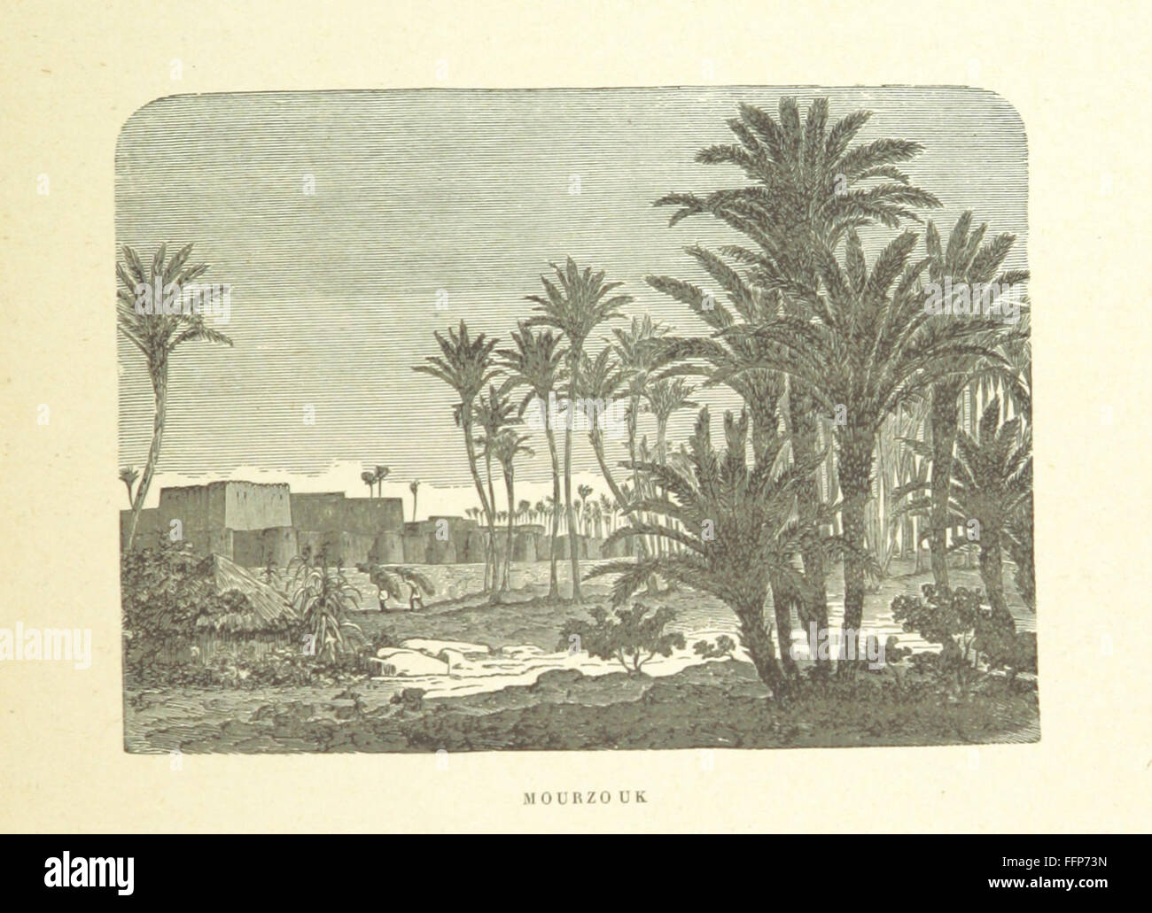 A French-language travelogue detailing a journey across the desert. The ...