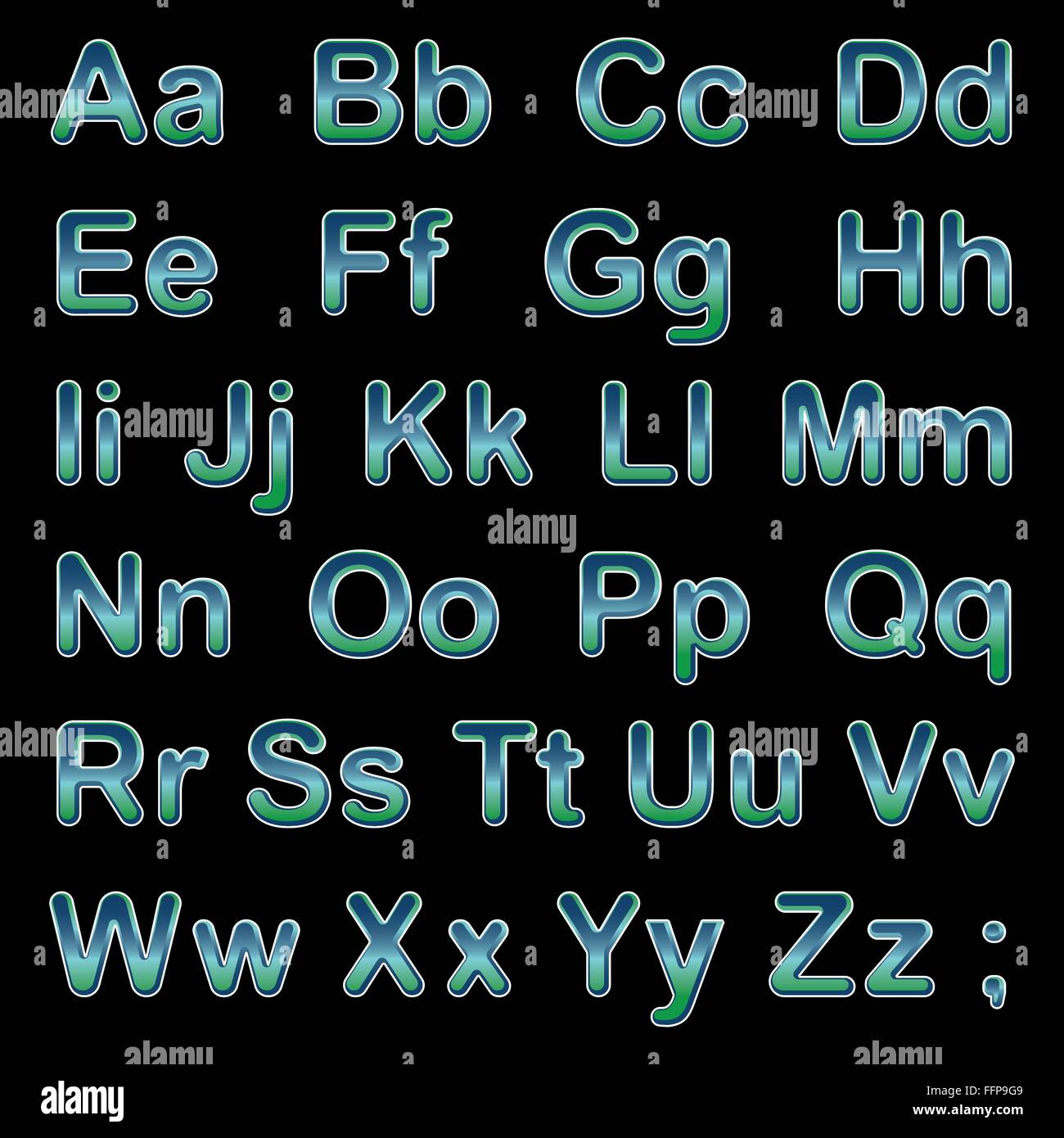 Fon alphabet hi-res stock photography and images - Alamy