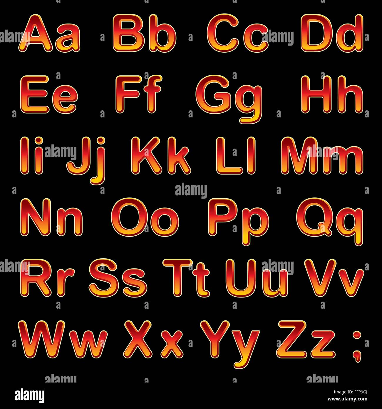 Fon alphabet hi-res stock photography and images - Alamy