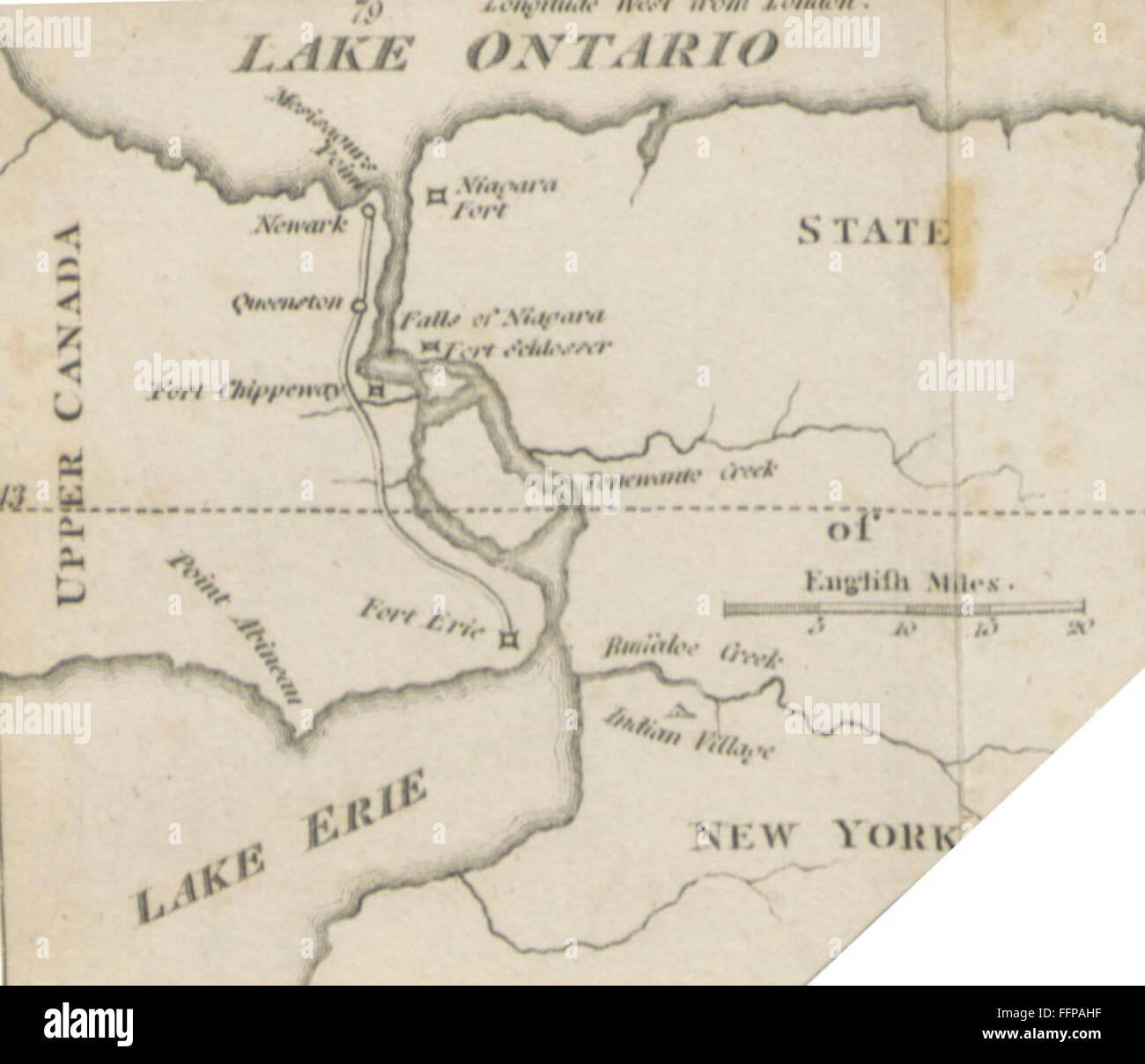 Upper and lower canada map hi-res stock photography and images - Alamy
