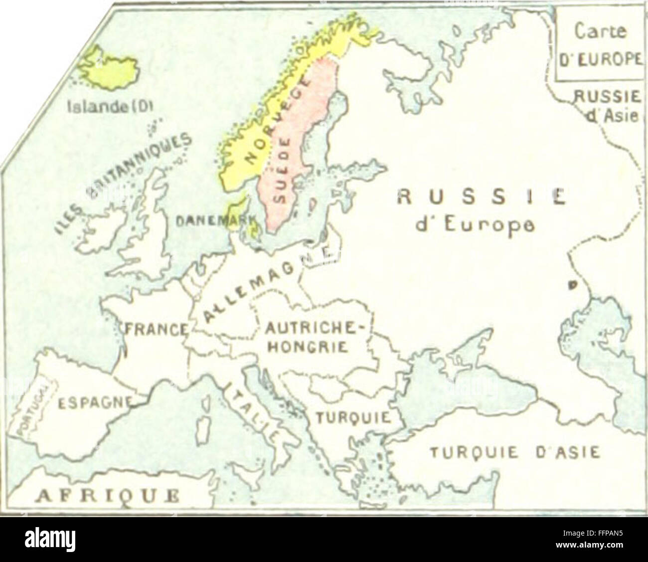 A vintage general geography book featuring a comprehensive index and ...