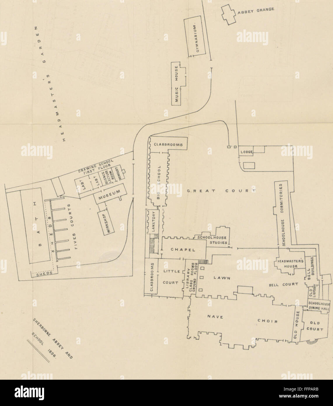 Map of sherborne hi-res stock photography and images - Alamy