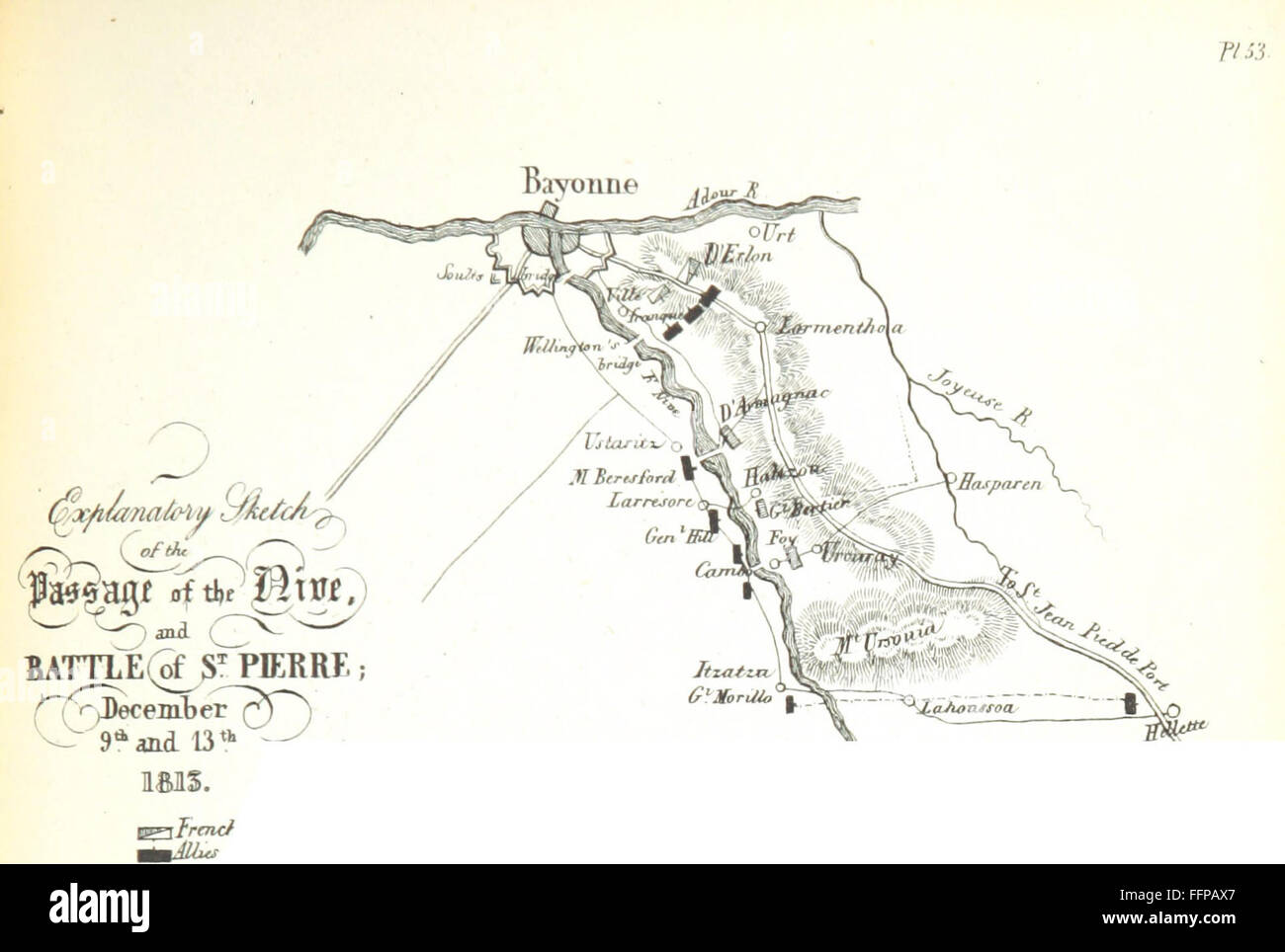 1814 map of france hi-res stock photography and images - Alamy
