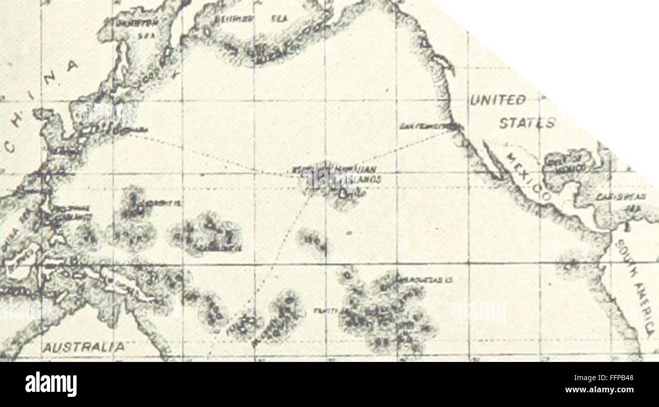 Map of hawaii and japan hi-res stock photography and images - Alamy