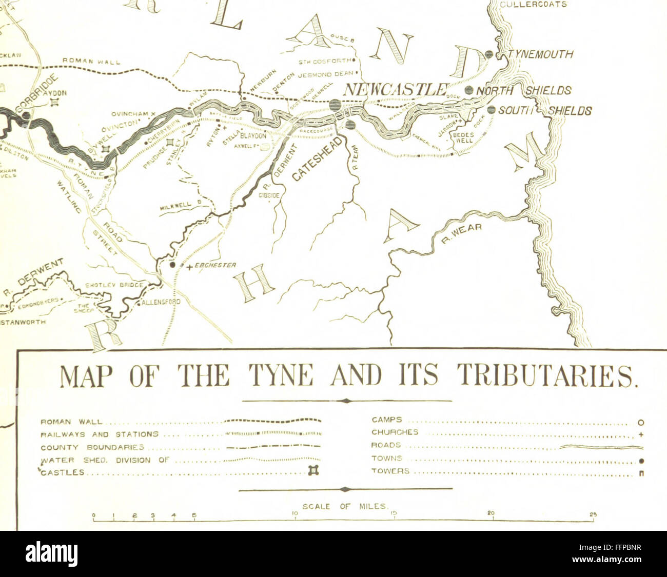 'The Tyne and its Tributaries' describes the River Tyne and its ...