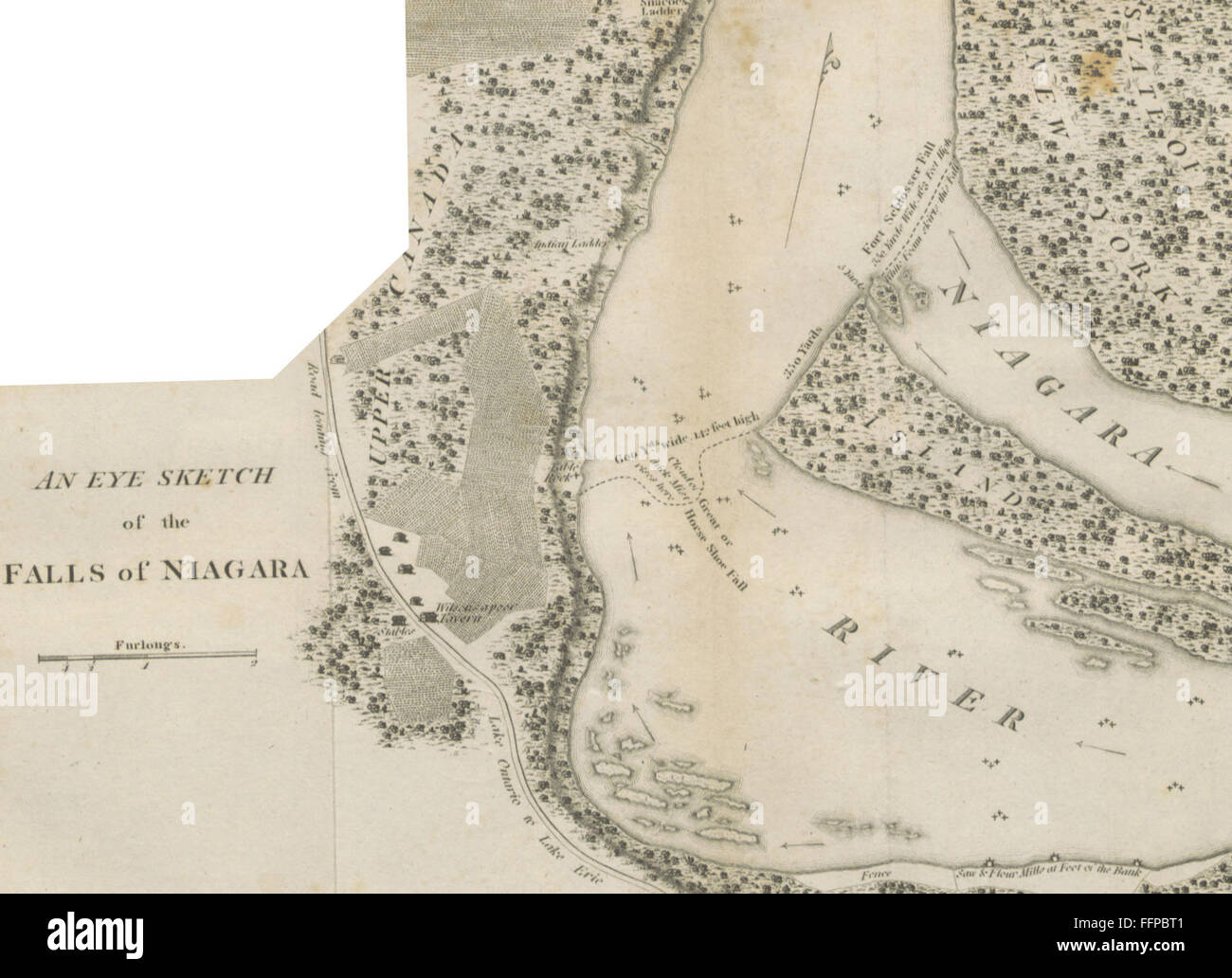Upper and lower canada map hi-res stock photography and images - Alamy