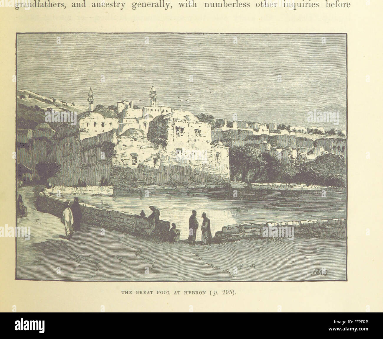 This vintage book features illustrations collected in Palestine ...