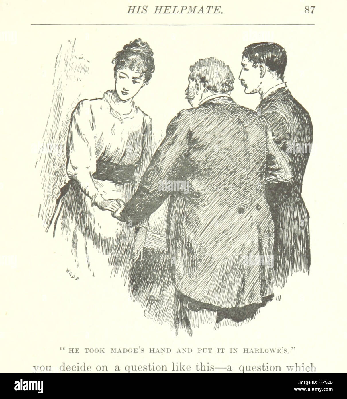 His Helpmate is a vintage book focusing on themes of partnership and ...