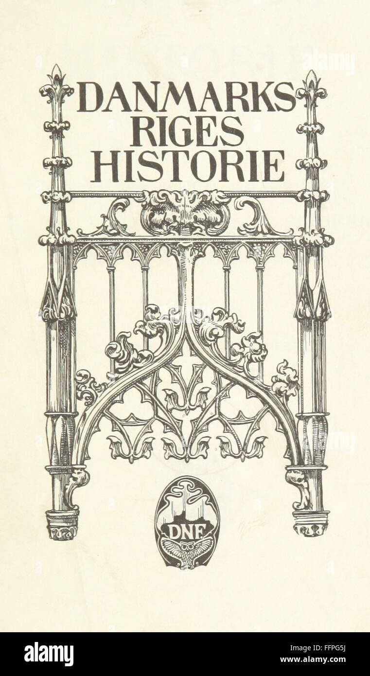 This Danish vintage book, 'Danmarks Riges Historie,' presents a historical account of Denmark ...