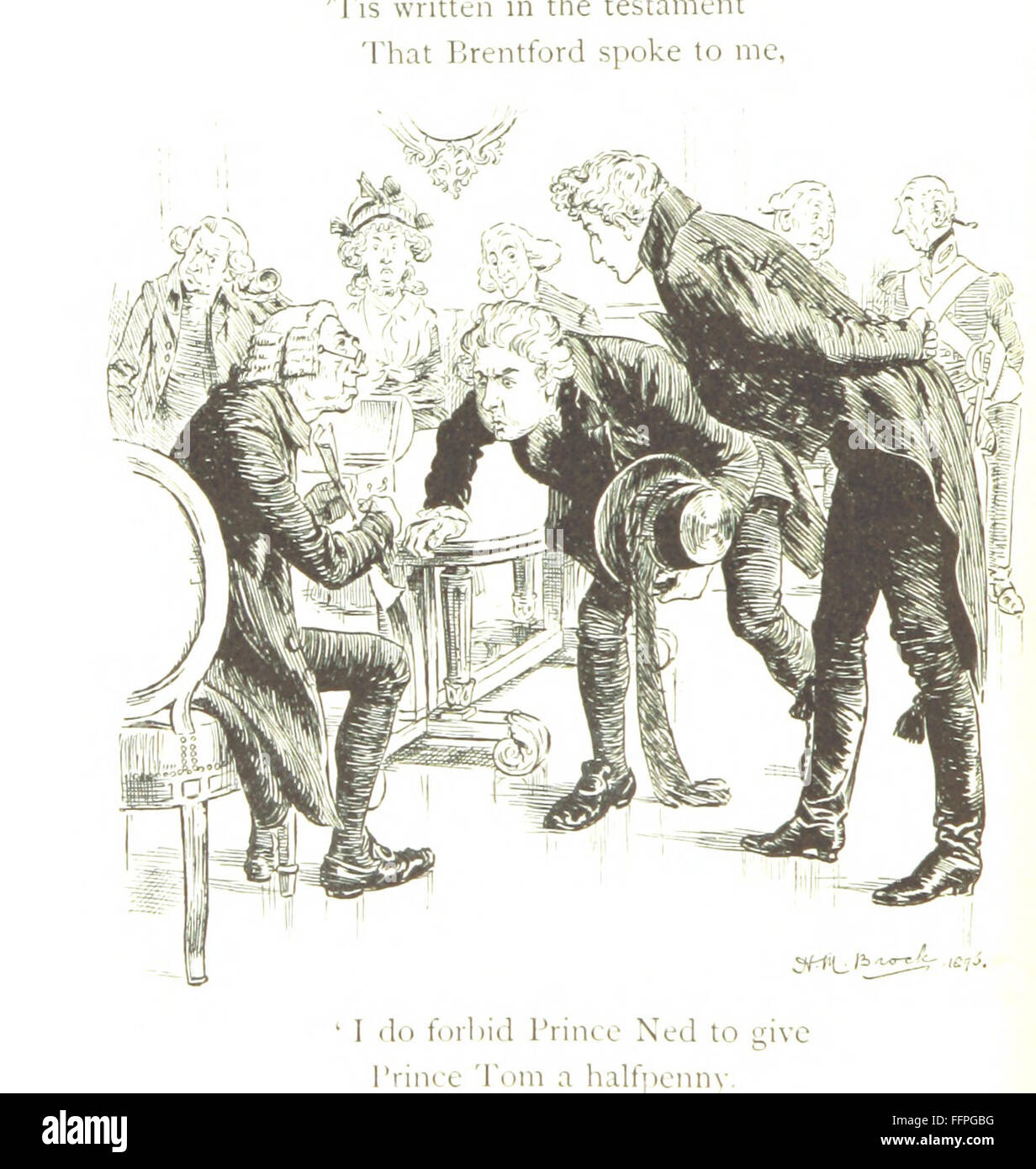 8 of 'Ballads and Songs ... With original illustrations by H. M. Brock ...