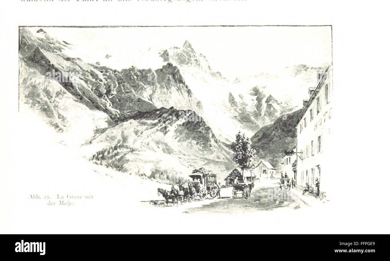 This vintage book, 'Aus den Alpen,' explores the Alpine regions of ...