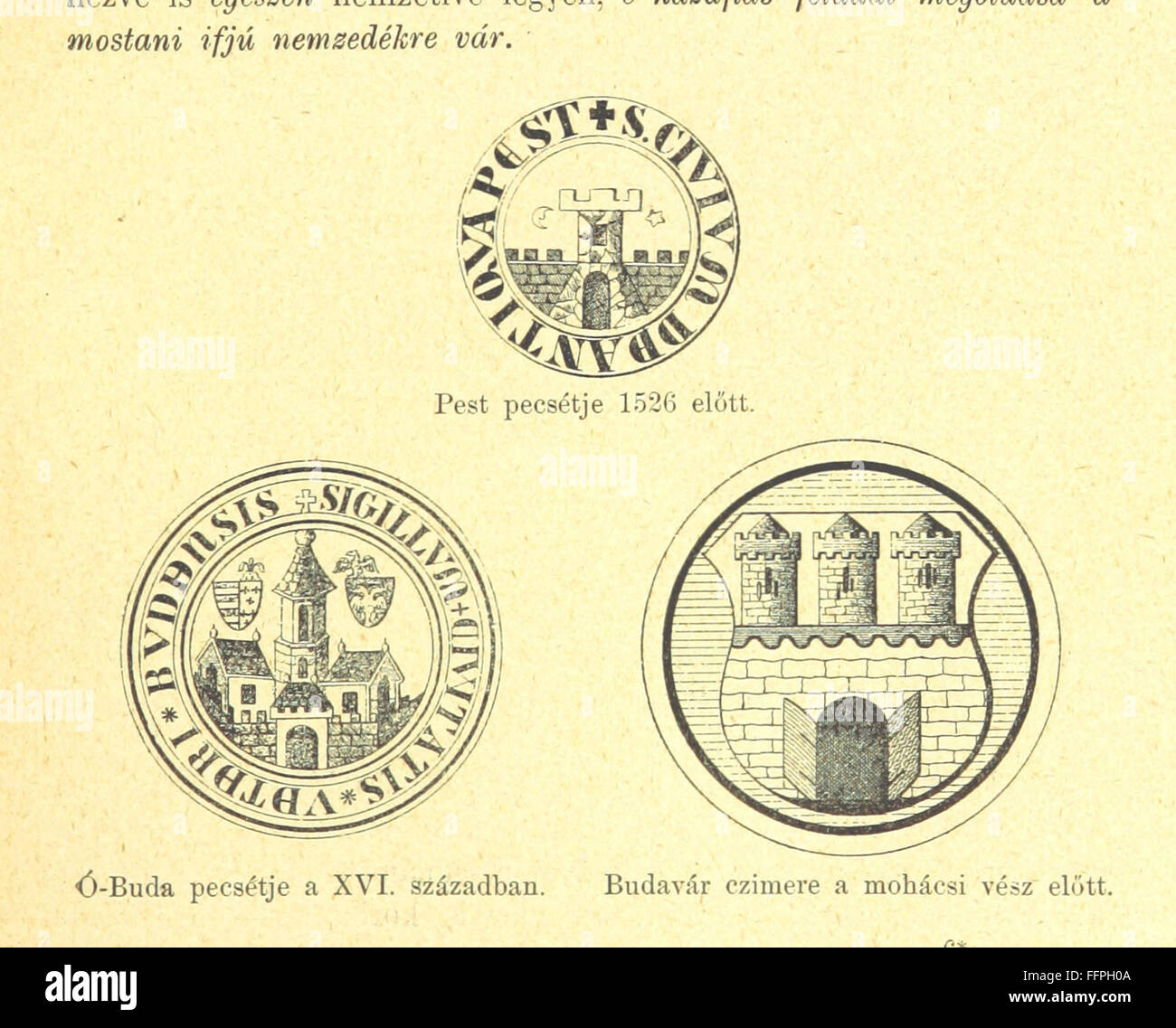 This Hungarian historical work, 'Budapest Története,' examines the ...
