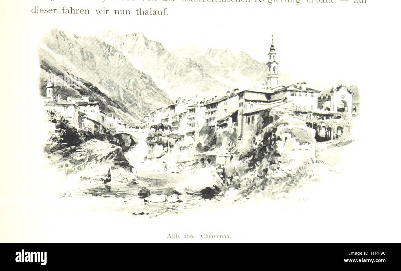 This vintage book offers a picturesque exploration of the Alps ...