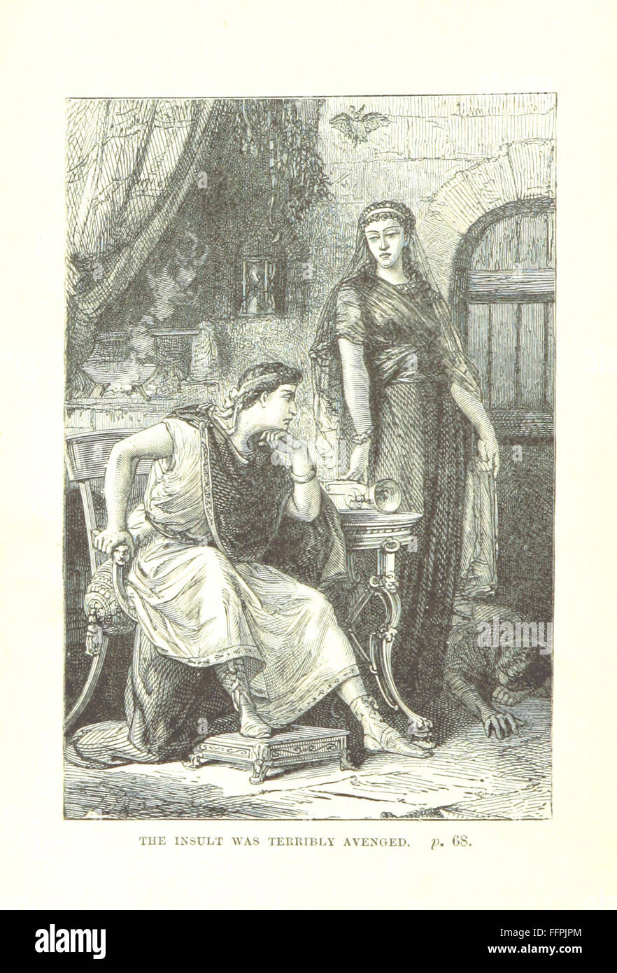 This vintage book, 'Pictures from Roman Life and Story,' offers an ...