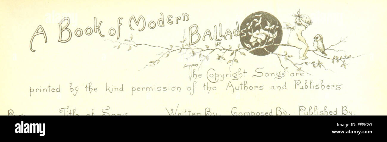 This vintage book, 'A Book of Modern Ballads,' includes works by E. B ...