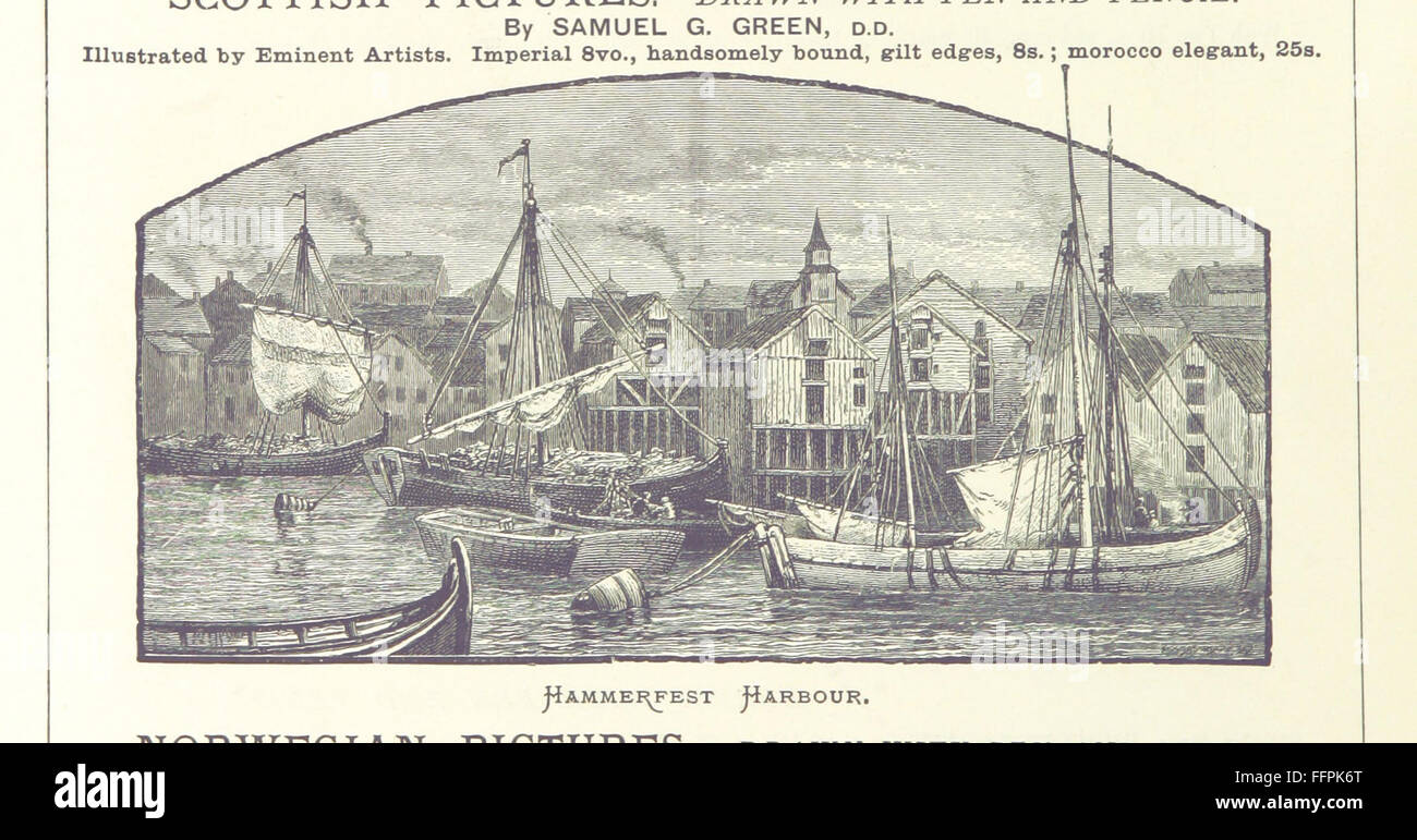 A collection of illustrated Welsh landscapes and cultural scenes, drawn ...