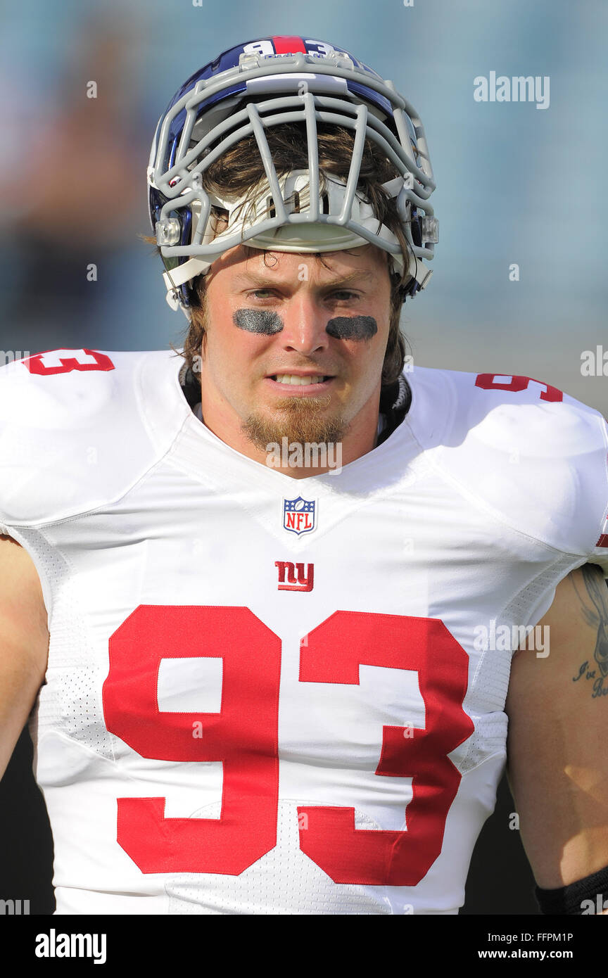 Jacksonville, FL, USA. 10th Aug, 2012. New York Giants linebacker Chase ...