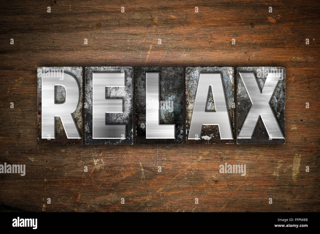 Word relax written with wooden letters hi-res stock photography and ...