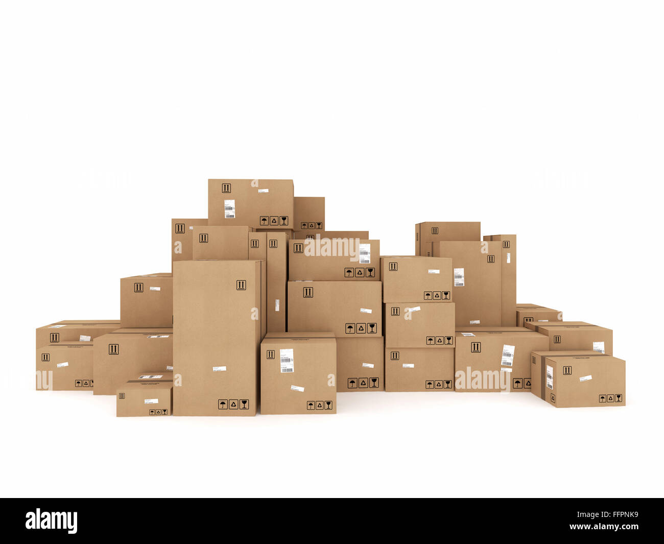 Packaged to be shipped Stock Photo - Alamy