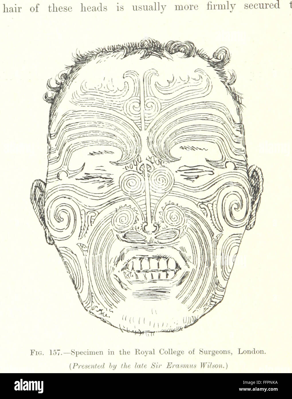 This vintage book explores the art of Maori tattooing, known as Moko ...