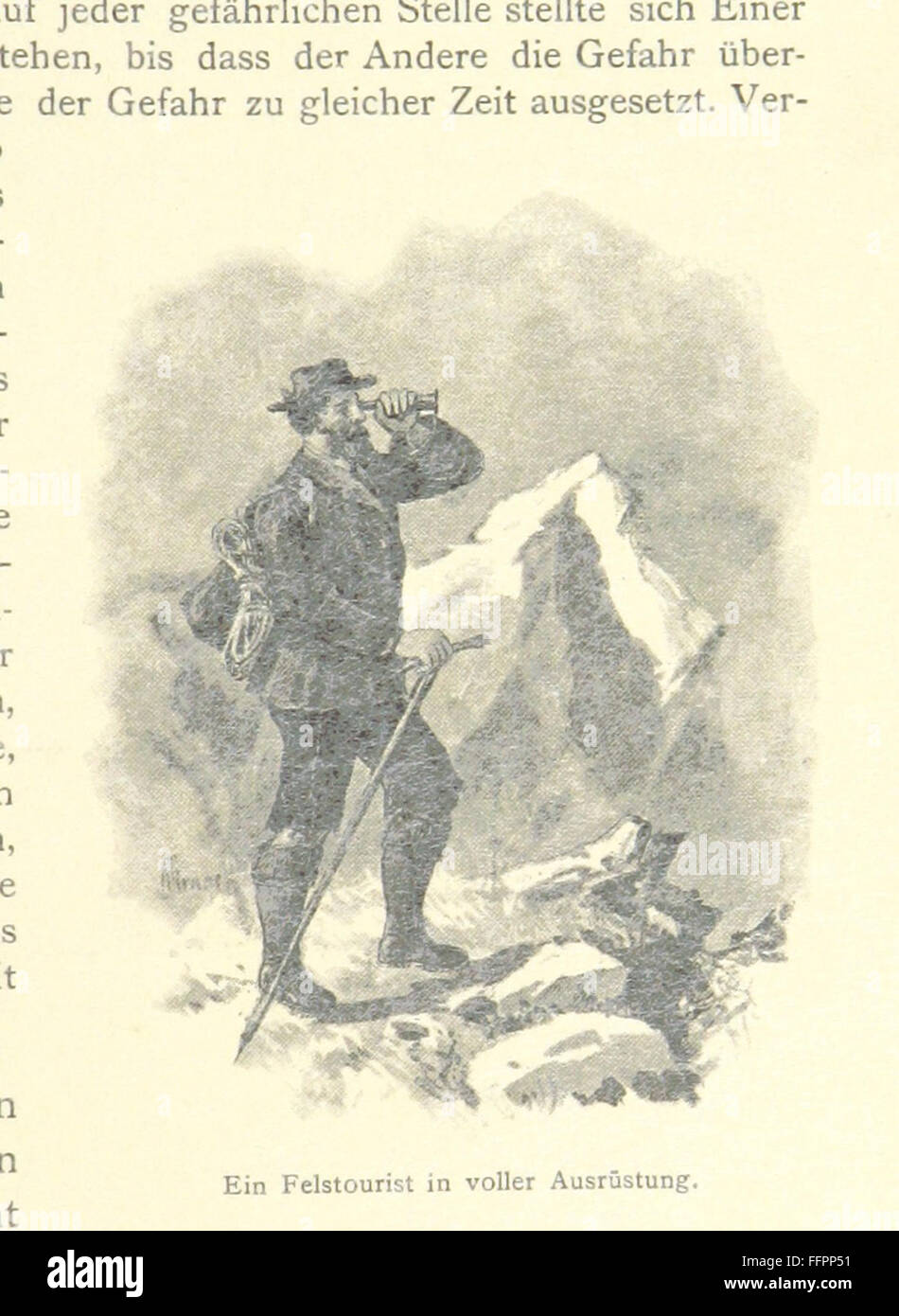 9 of 'Der Bergsteiger im Hochgebirge ... Mit 33 Abbildungen' Stock ...