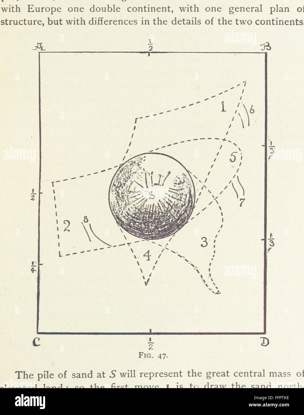 This vintage geography book focuses on map modeling techniques ...