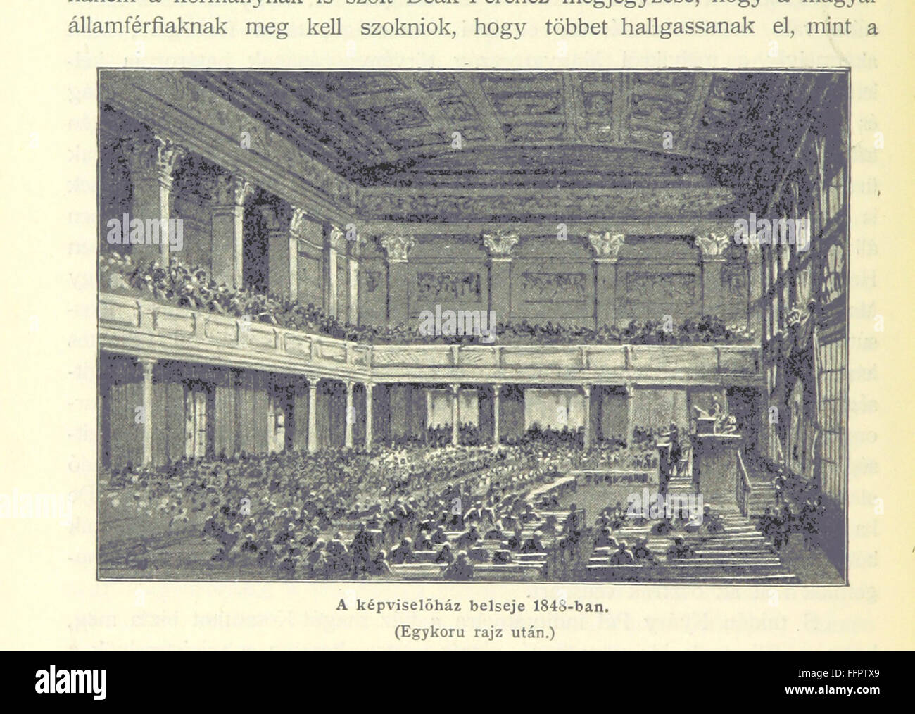 A Hungarian history book edited by Szilaïgyi S., featuring detailed ...