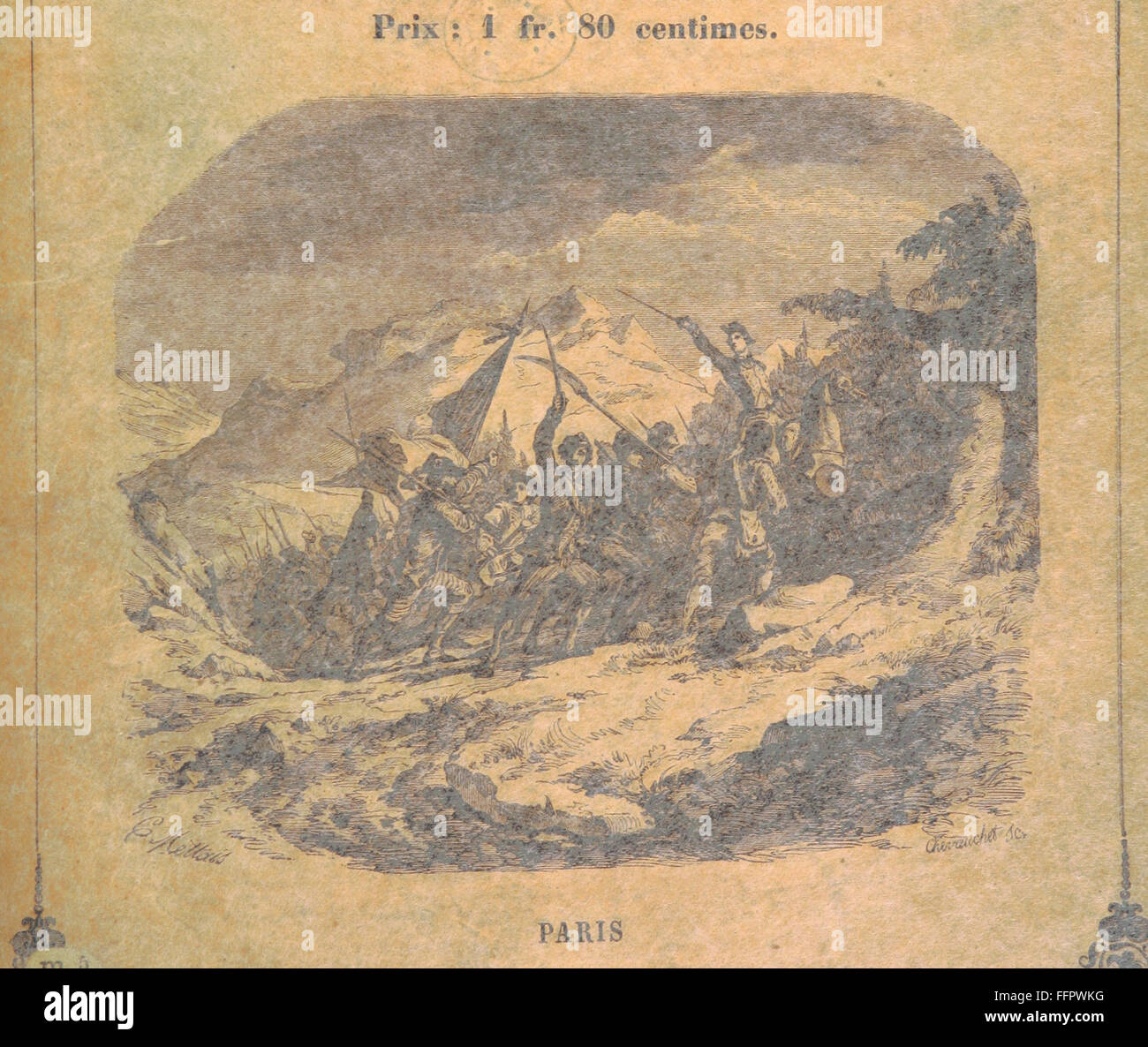 'Les Français sur le Rhin' is a French book that depicts the French ...