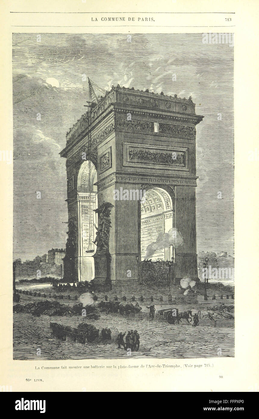 Map of paris 1871 hi-res stock photography and images - Alamy
