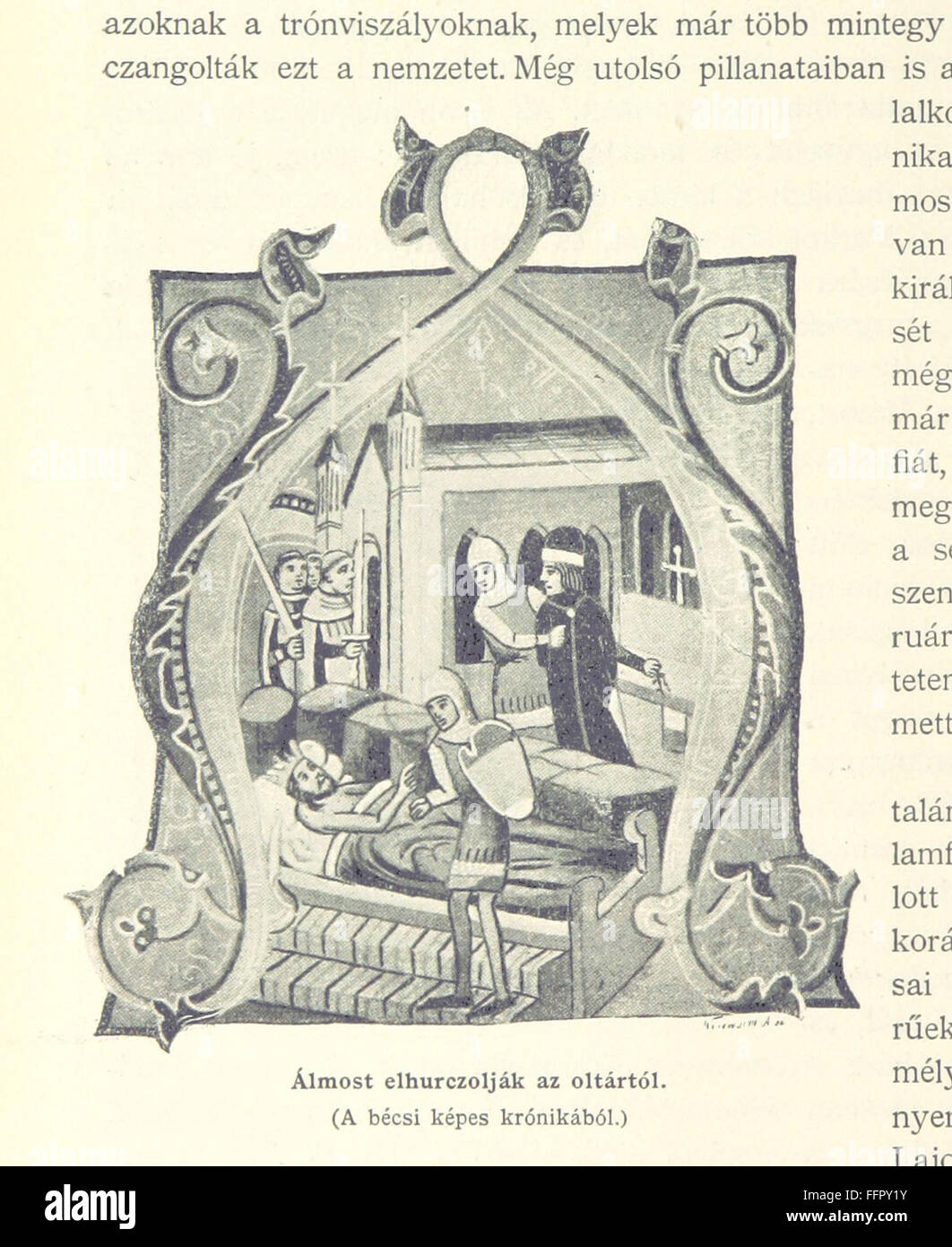 This Hungarian-language vintage book, 'A magyar nemzet tortenete ...