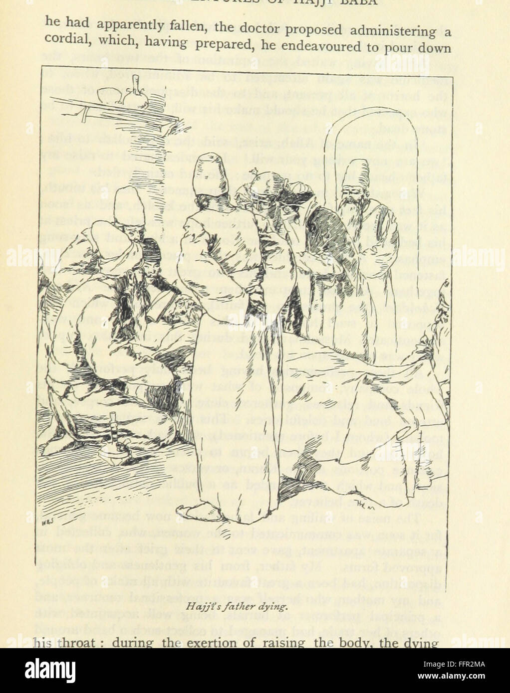 'The Adventures of Hajji Baba of Ispahan' is a vintage book illustrated ...