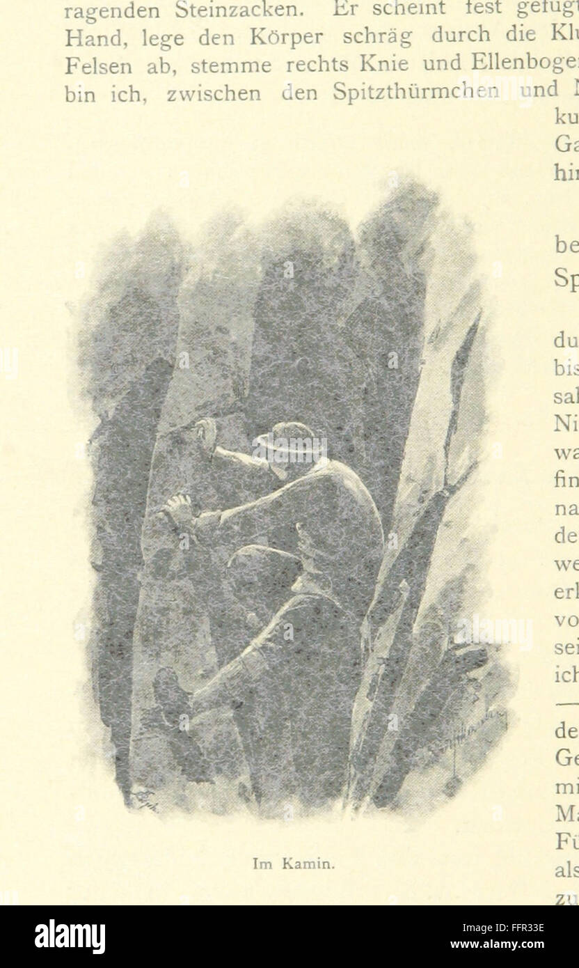 4 of 'Der Bergsteiger im Hochgebirge ... Mit 33 Abbildungen' Stock ...