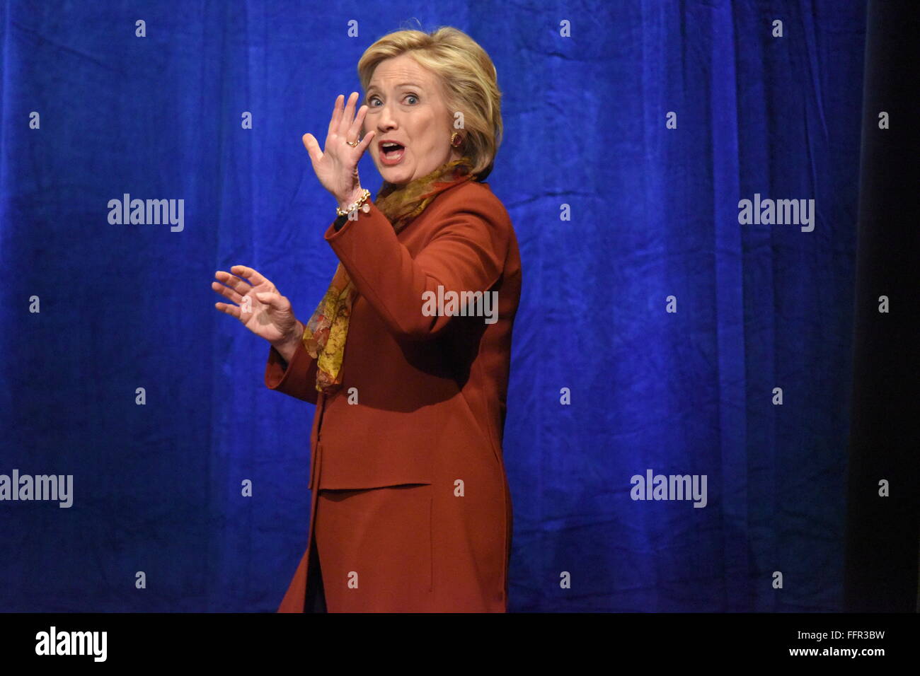 New York City, United States. 16th Feb, 2016. Secretary Hillary Rodham ...
