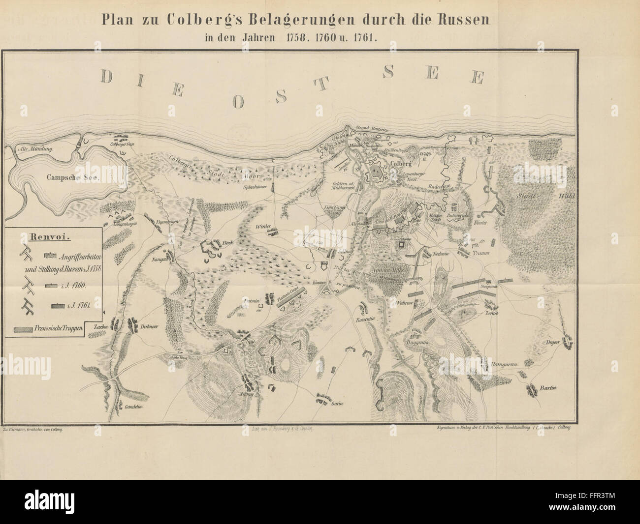 This German-language historical account of the city of Colberg includes ...