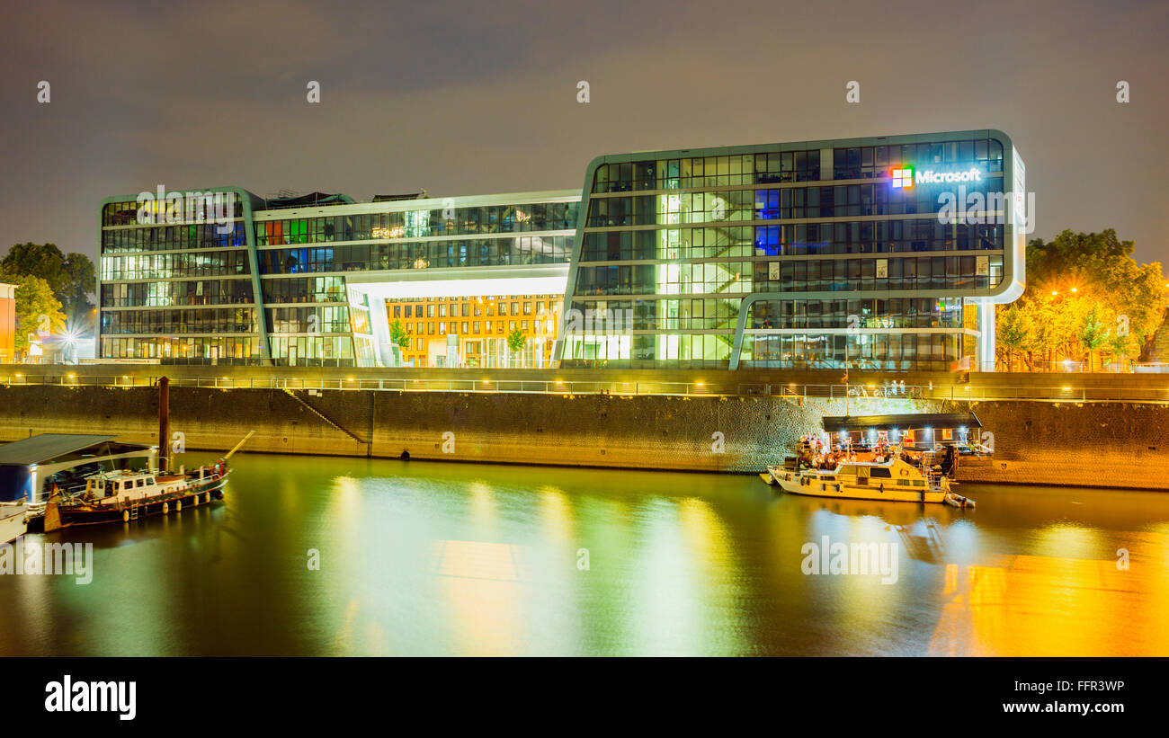 Office building RheinauArtOffice with Microsoft, Rheinauhafen, Cologne ...