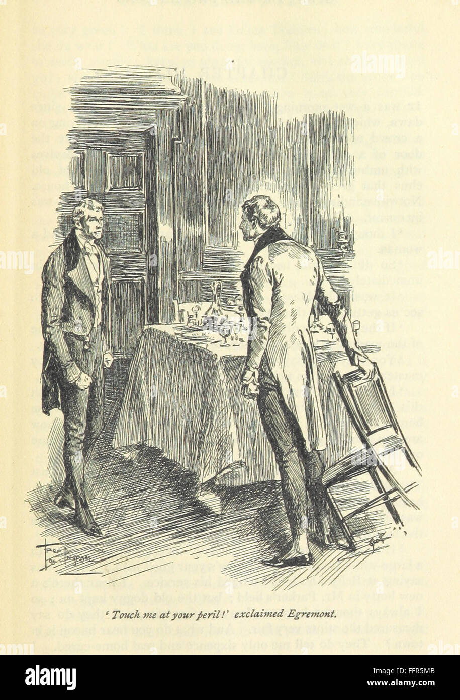 A vintage book featuring the novel 'Sybil', illustrated by F. Pegram ...