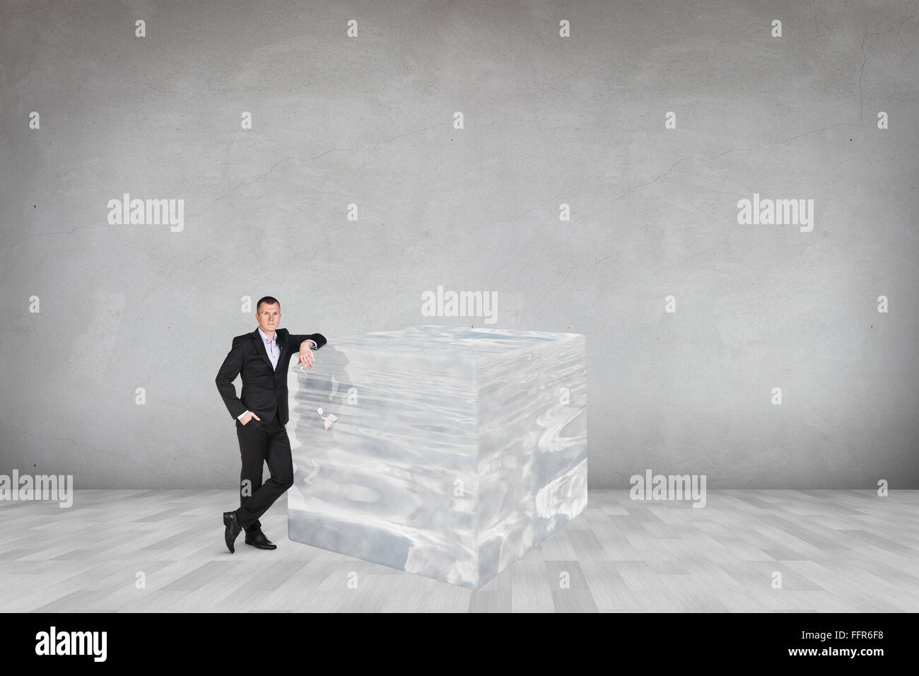 Man ice cube frozen hi-res stock photography and images - Alamy