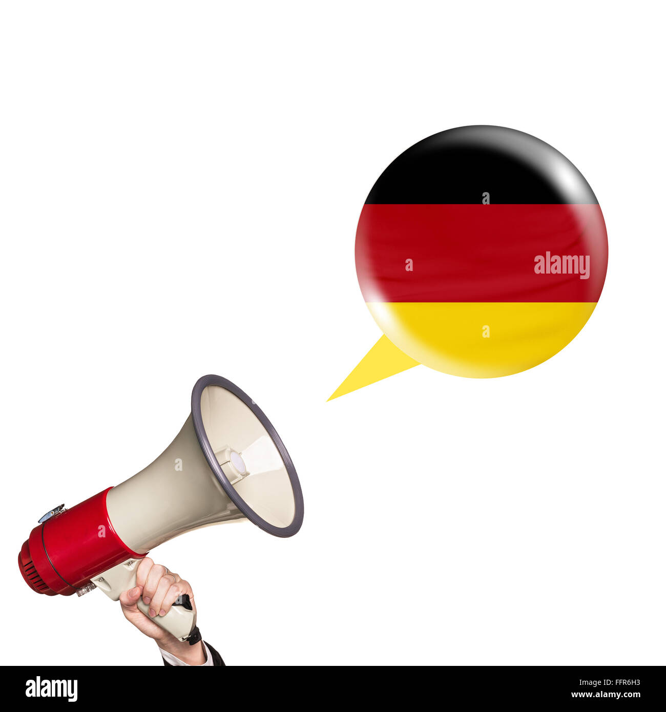 German germany flag concept Cut Out Stock Images & Pictures - Alamy