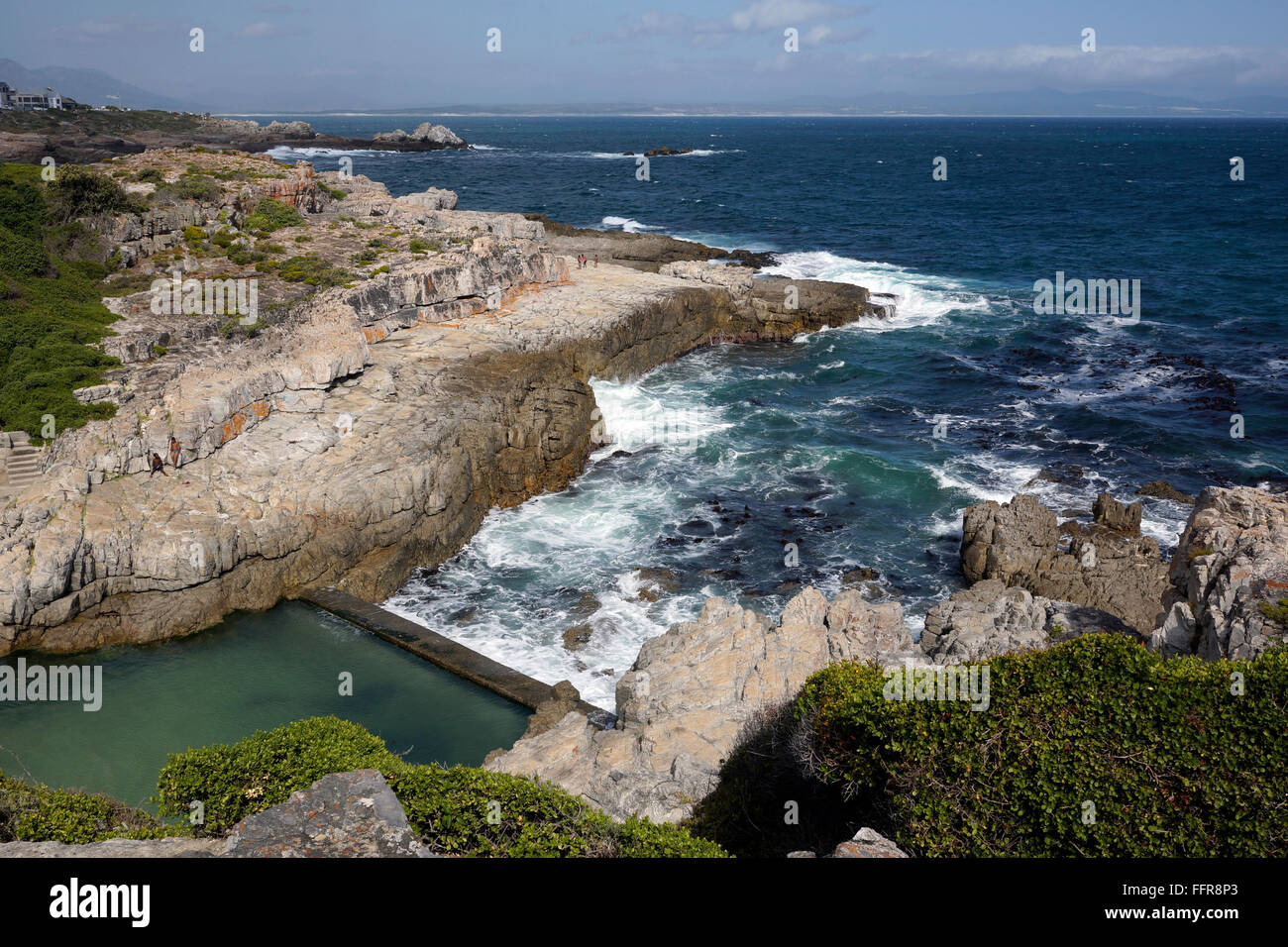 Fick's Pool in Hermanus along the Walker Bay coastline of the Western ...