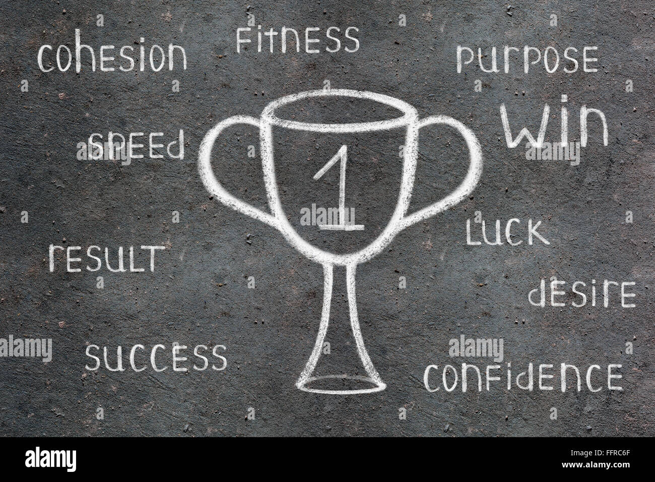 Trophy icon on gray hi-res stock photography and images - Alamy
