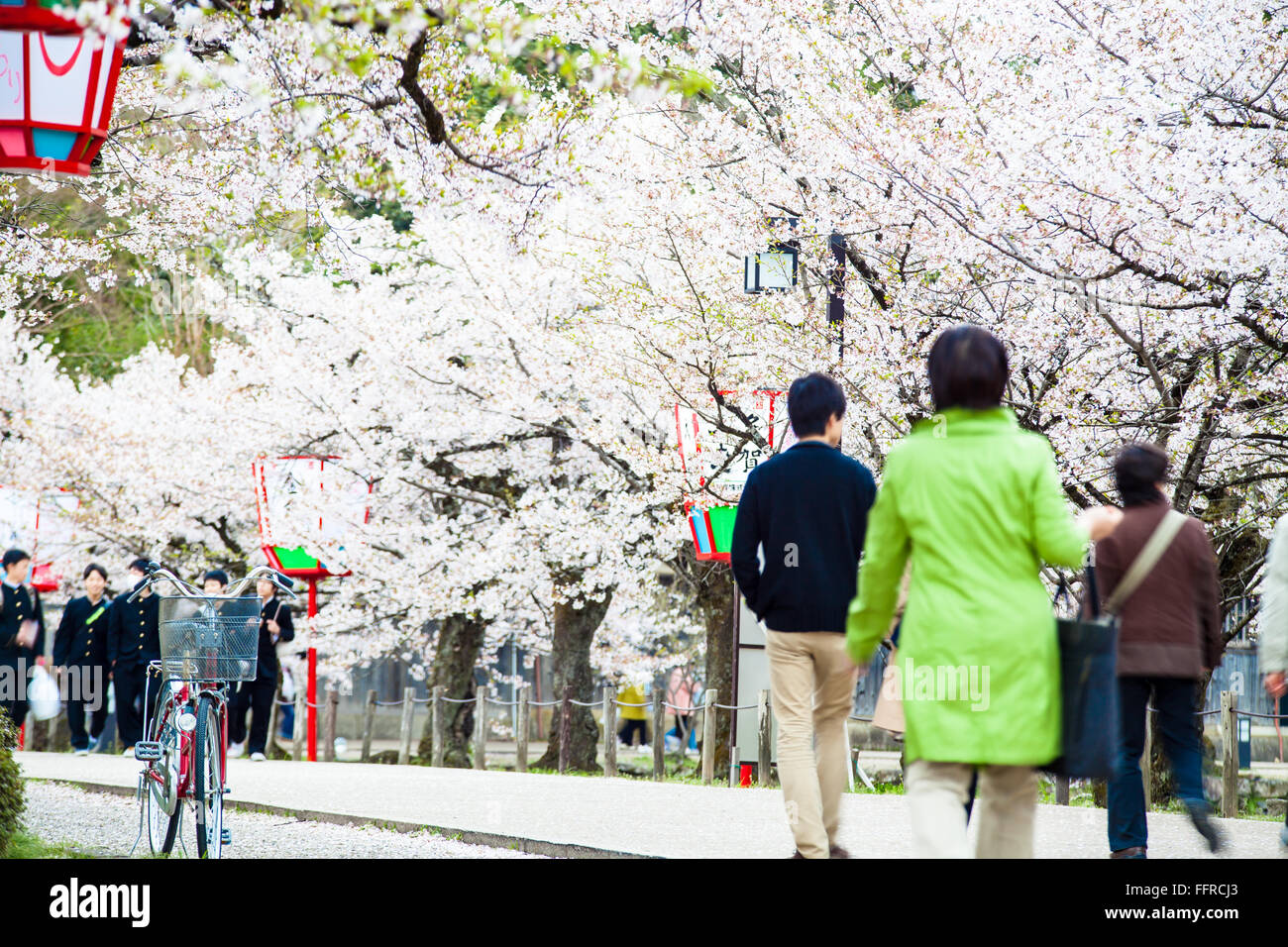 Kyoto, Japan - July, 12 : The perspective view of kyoto stree view as ...