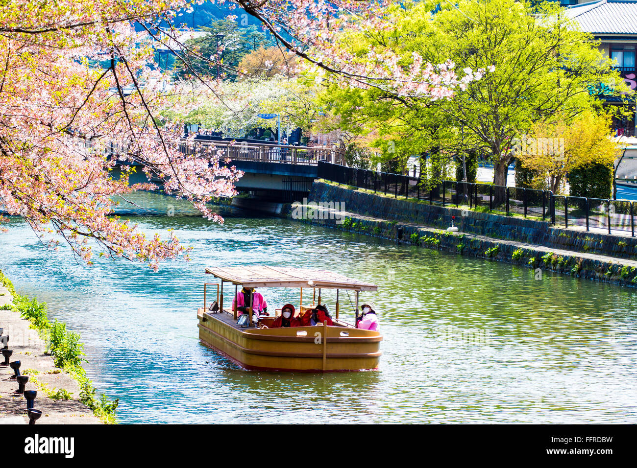Kyoto, Japan - July, 12 : The perspective view of kyoto stree view as ...