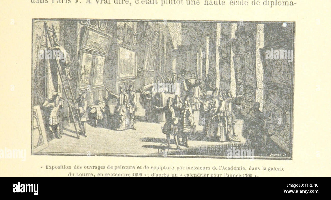 A French-language book exploring the history of the Louvre Museum ...